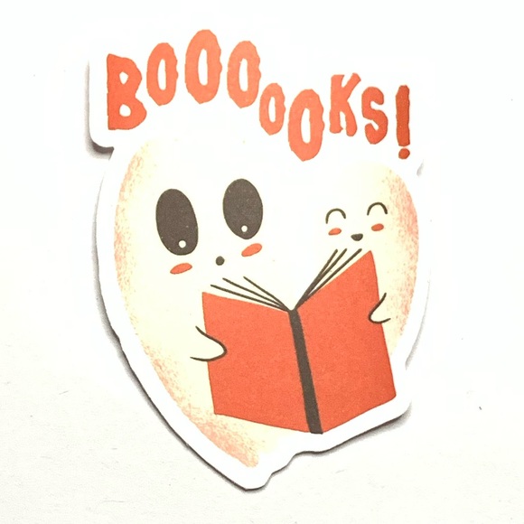 Accessories | Ghost Book Vinyl Sticker | Poshmark